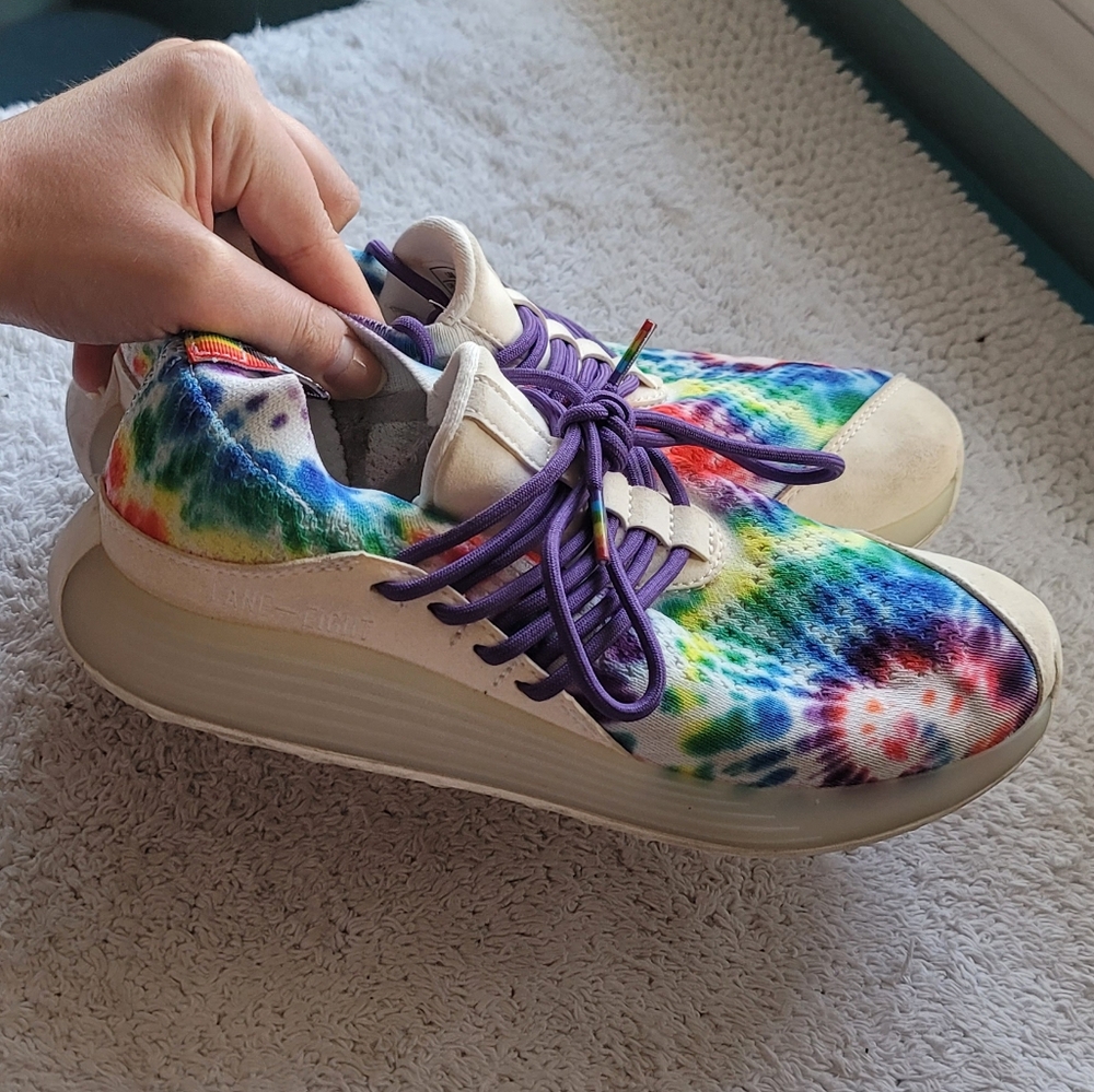 Lane Eight Tie Dye Trainer Ad1 Shoes - Gem